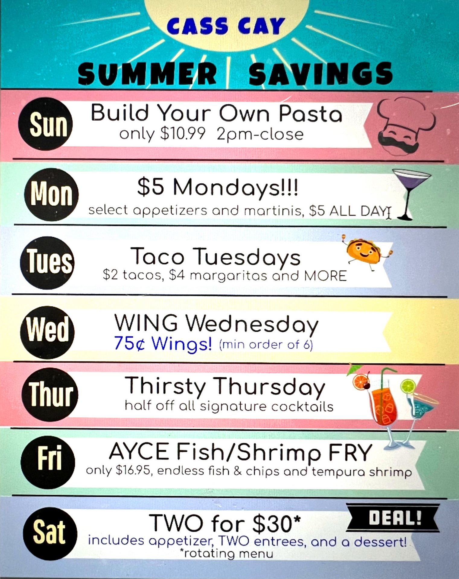 Home [casscayrestaurant.com]